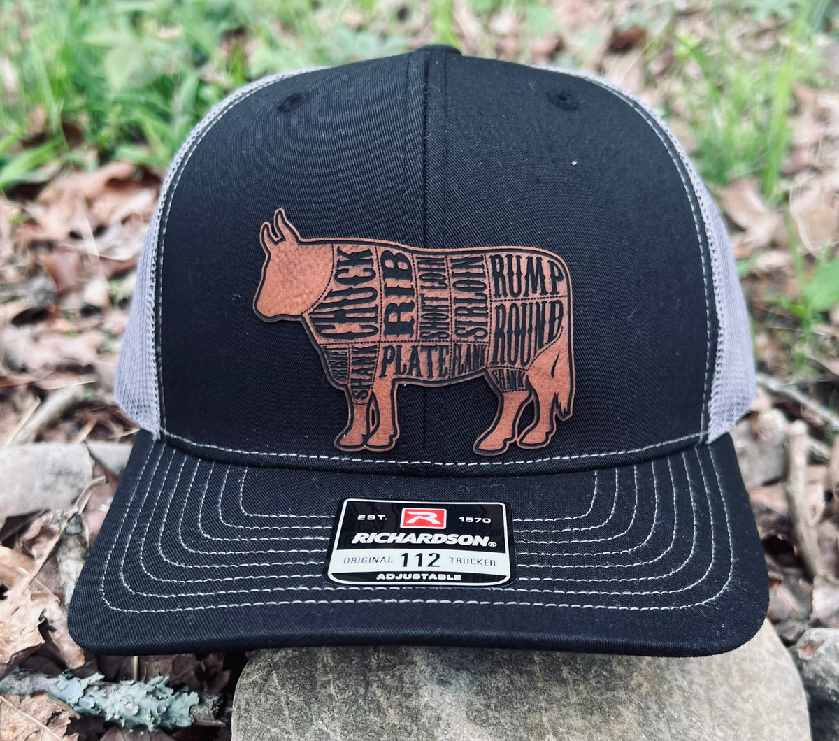 Beef Cut Black/Charcoal Richardson Hat – rockcreek